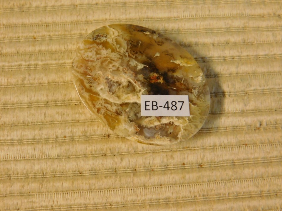 Graveyard Point Plume Agate Polished Cabochon - Owyhee Mountain Oregon ...