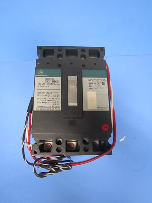 GE TED134100 Circuit Breaker 100 Amp 480 Volt 3 Pole W/ Auxiliary ...