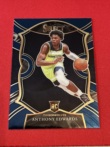 2020-21 Panini Select ANTHONY EDWARDS * 61 RC Rookie Blue /- - ANT ...