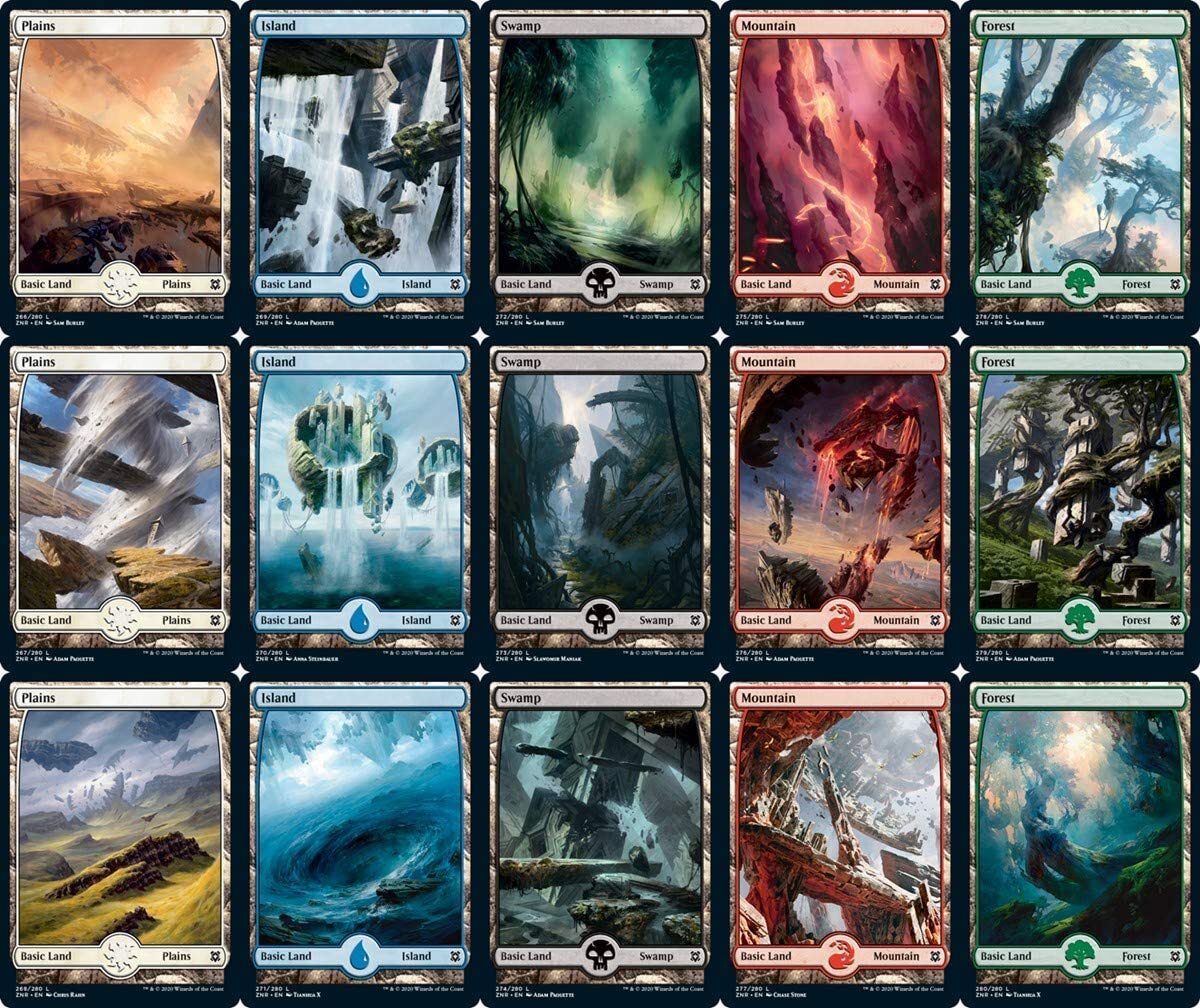 Magic The Gathering Land Art