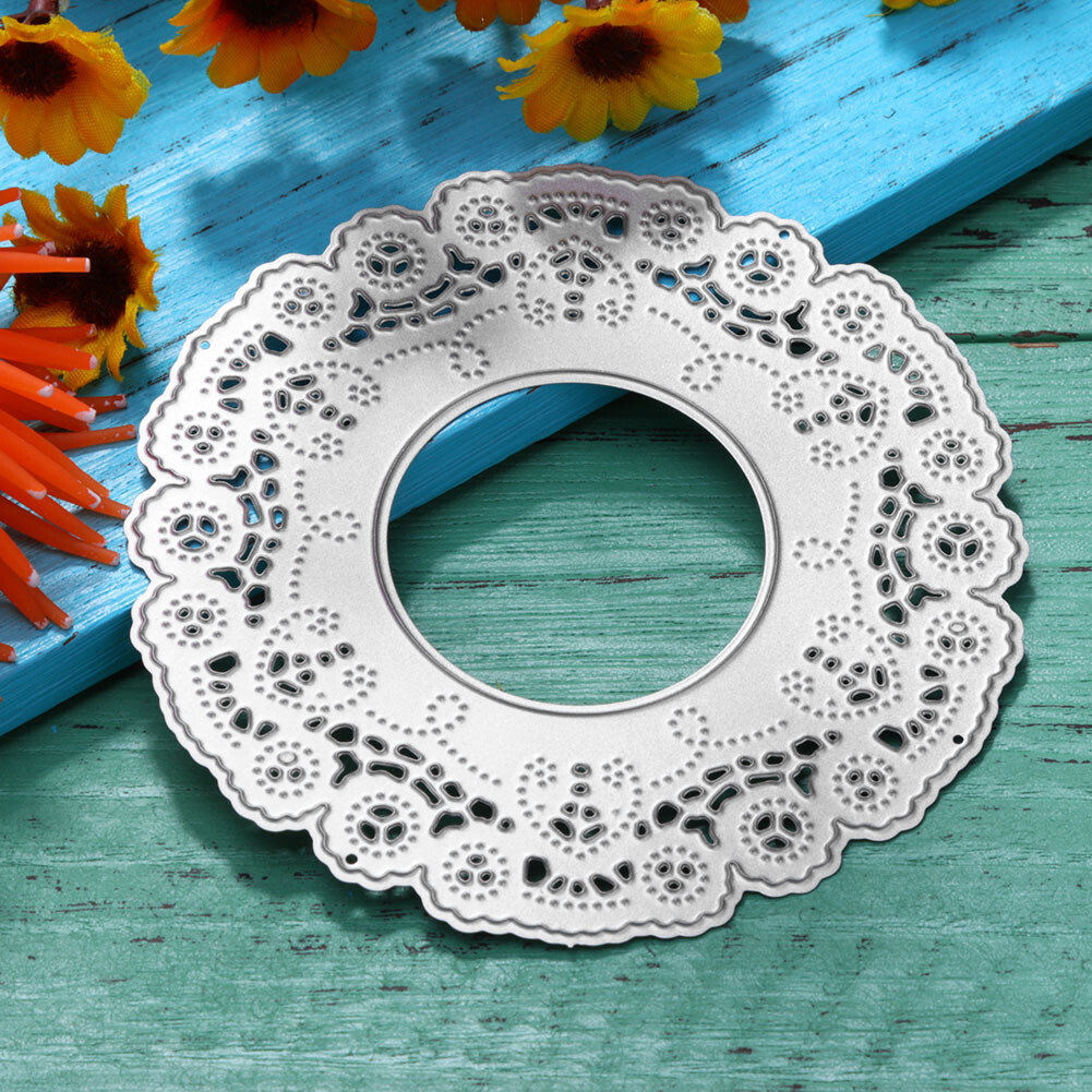 Flower Frame Cutting Die Stencil Scrapbook Embossing DIY Album Card ...