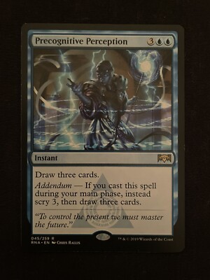 MTG Precognitive Perception – Ravnica Allegiance Card # 45 | eBay