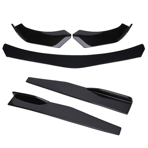 Universal Car Front Bumper Lip Body Kit Splitter Spoiler Diffuser ...
