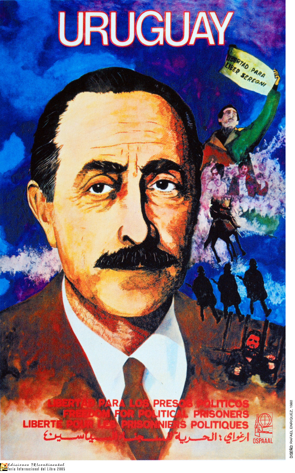 Political POSTER.URUGUAY Liber Seregni.Cold war South America History ...