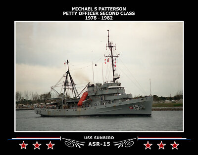 Navy Emporium USS Sunbird ASR-15 Canvas Photo Print 80ASR15 | eBay