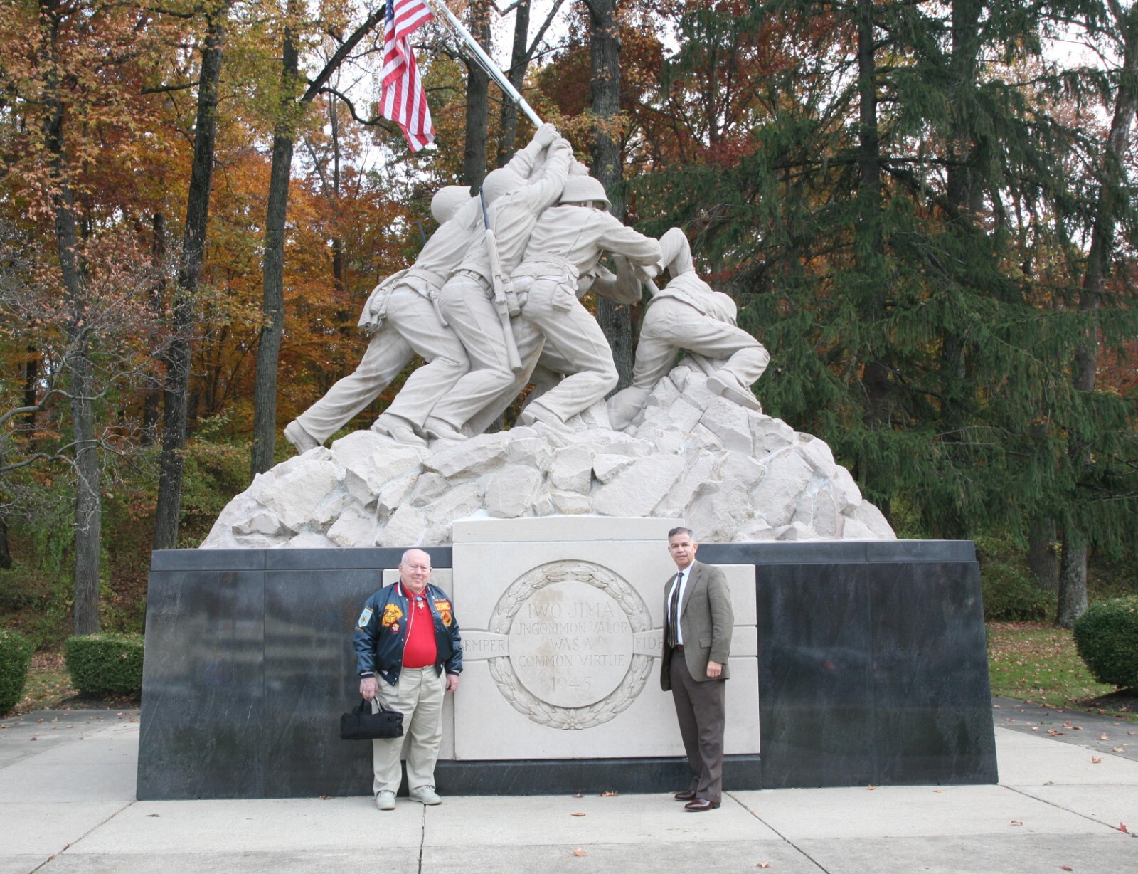 Medal of Honor - Jack Lucas & Norm Hatch, Tarawa & Iwo Jima 12x18 Photo ...