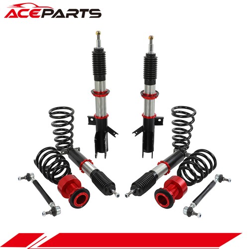 Red Coilovers Struts Shocks Suspension Spring For 2013-19 Ford Fusion ...