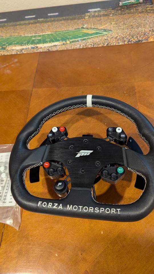 Fanatec Universal Hub And Forza Wheel With Extra Sticker And Button ...