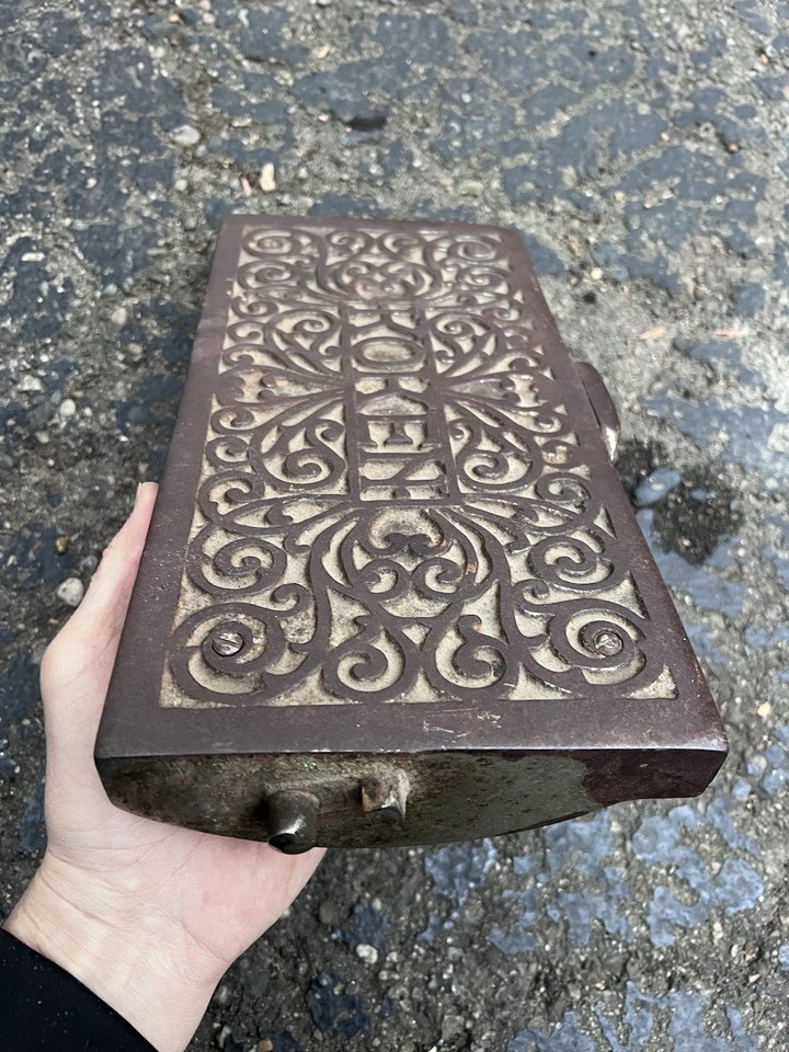 Koken Barber Chair Foot Rest Leg Mount Cast Iron Parts Footrest Padded ...