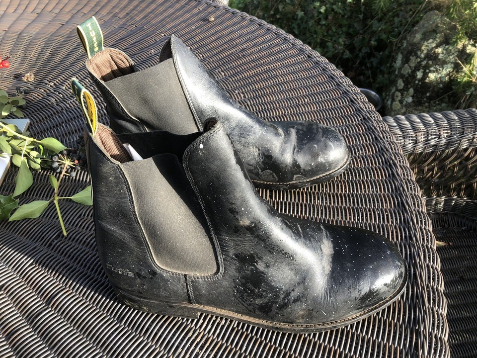 Tuffa Spartan Steel Toe Capped Safety Boots Black Size 10.5 EU 45 | eBay UK