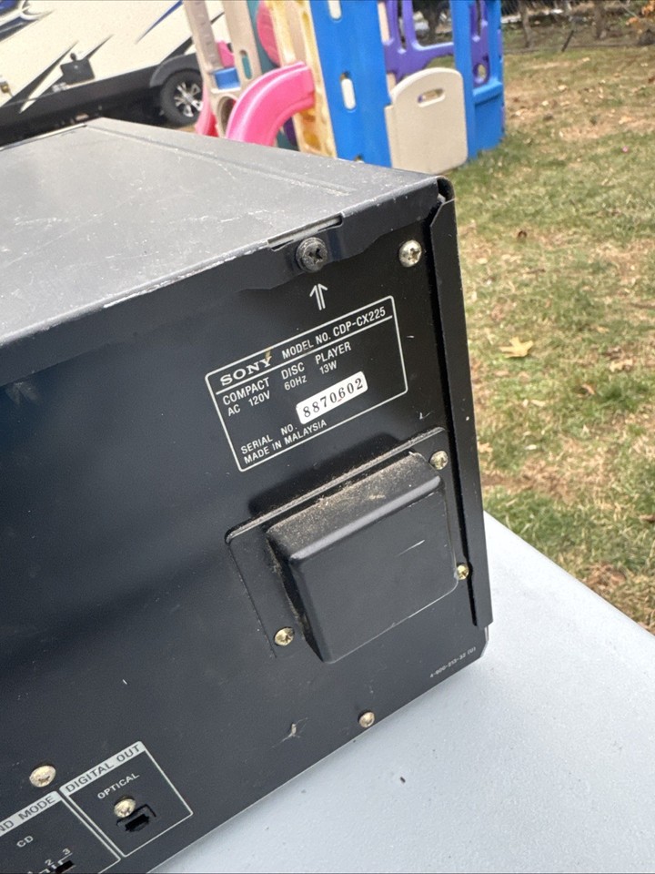 Sony CDP-CX200 200 Disc Mega Storage CD Player Disc Changer No Remote ...