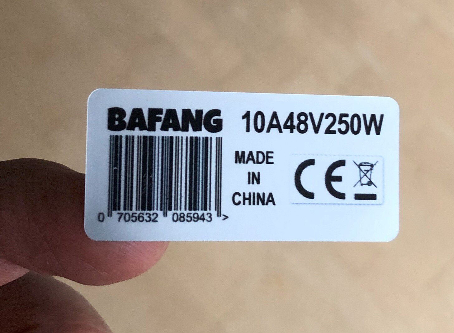 2x motor sticker decal BAFANG 250w 48V 36V BBS02B BBS01 Ebike legal ...