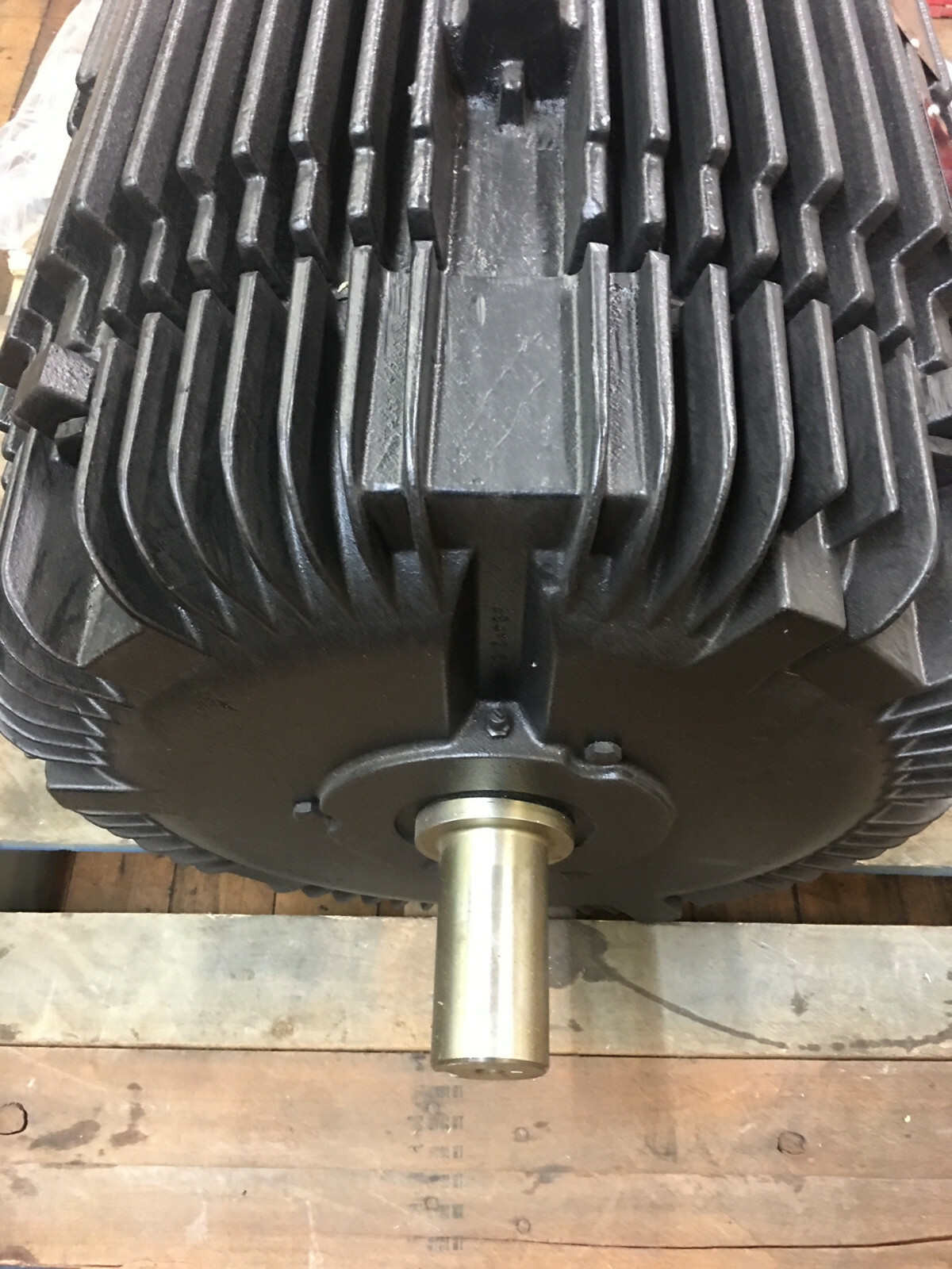 Baldor Reliance 60HP Motor Dual Shaft # 404TZ Large Shaft 2 1/8" Small ...