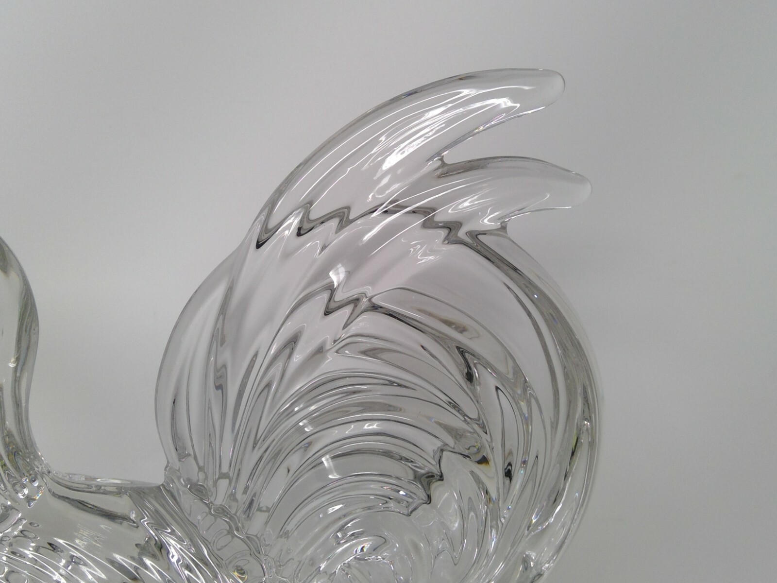 10" Tall Fostoria Glass Crystal Rooster Chicken Chanticleer Figurine | eBay
