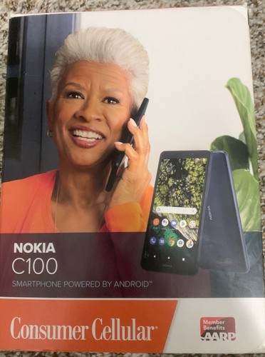 Consumer Cellular Nokia C100 - Android - 5.5” Display - 4G - 32 GB ...