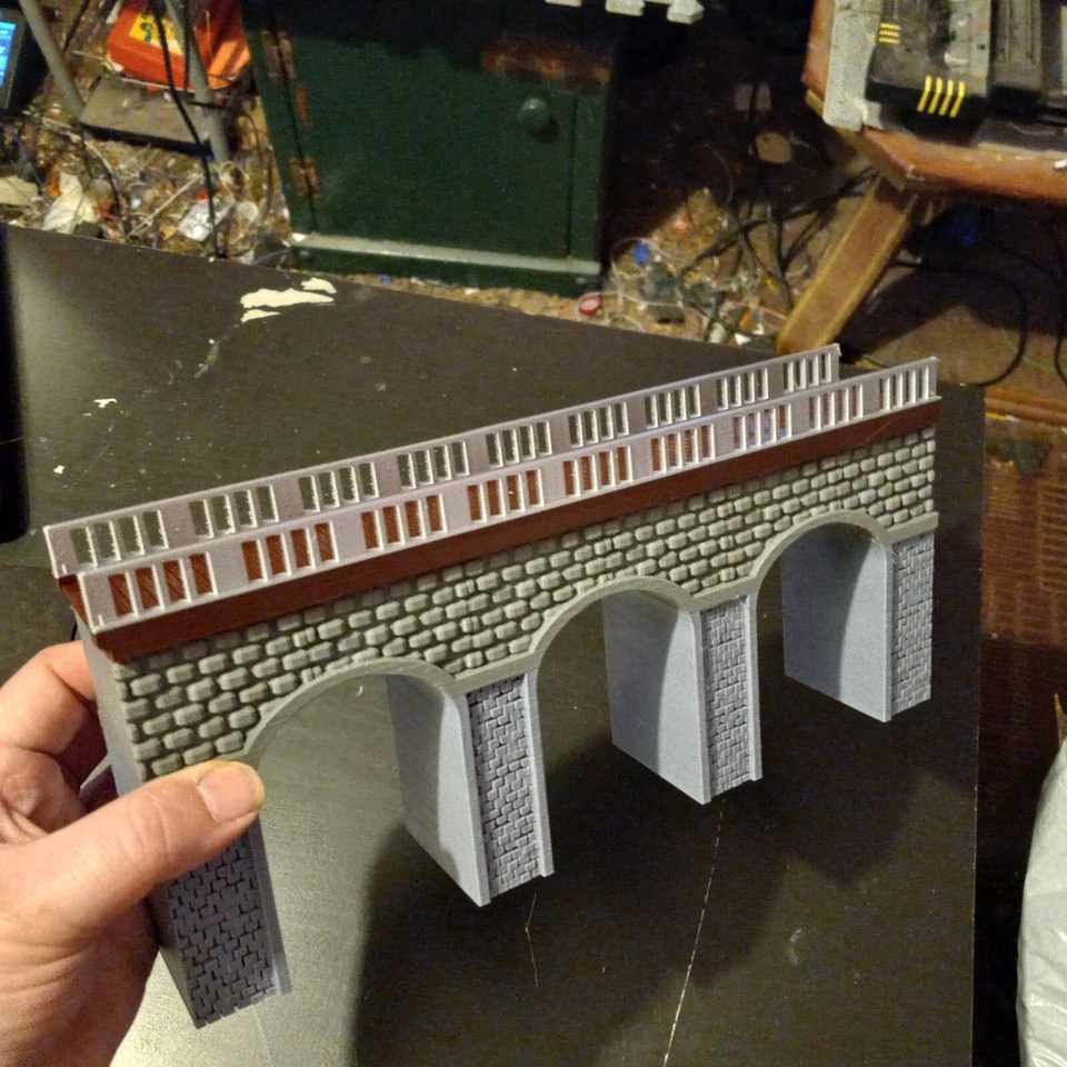 16" Big O Scale Stone Brick Arch Bridge 3D Printed CUSTOM ORDER | eBay