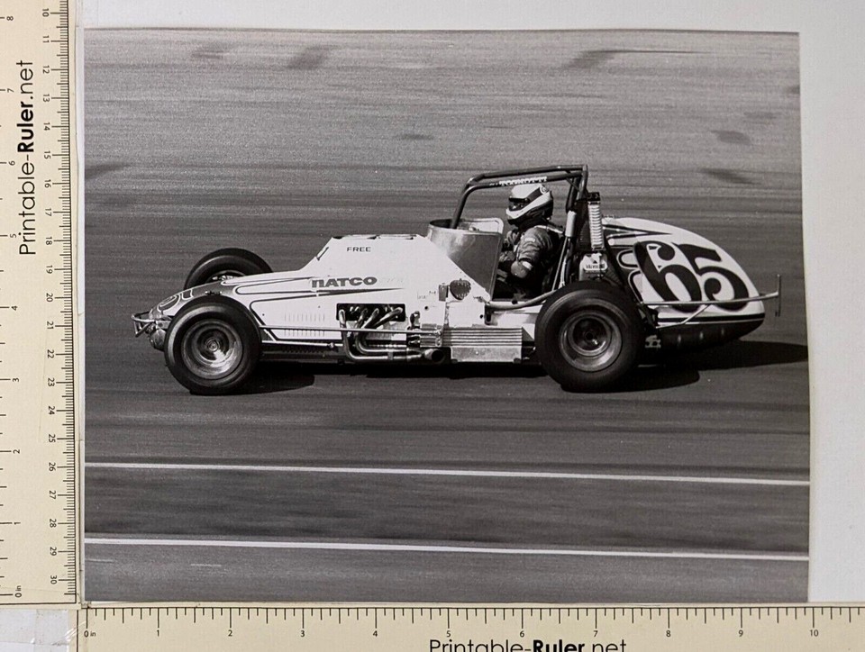 Wally Pankratz #65 Midget Car Open Wheel Racing Vintage Reprint Photo ...