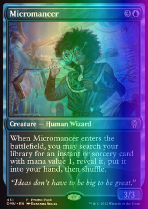 MTG Magic the Gathering Micromancer (431/552) Dominaria United LP FOIL ...