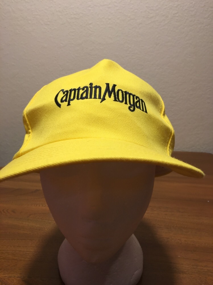 Captain Morgan Bright Yellow Snapback Hat Cap Adjusta… - Gem