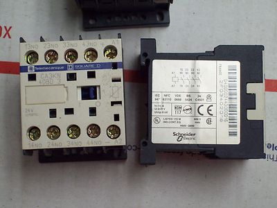 "LOT OF 3" TELEMECANIQUE CONTROL RELAY 24 VOLT CA3KN 40BD3, CA3KN40BD3 ...