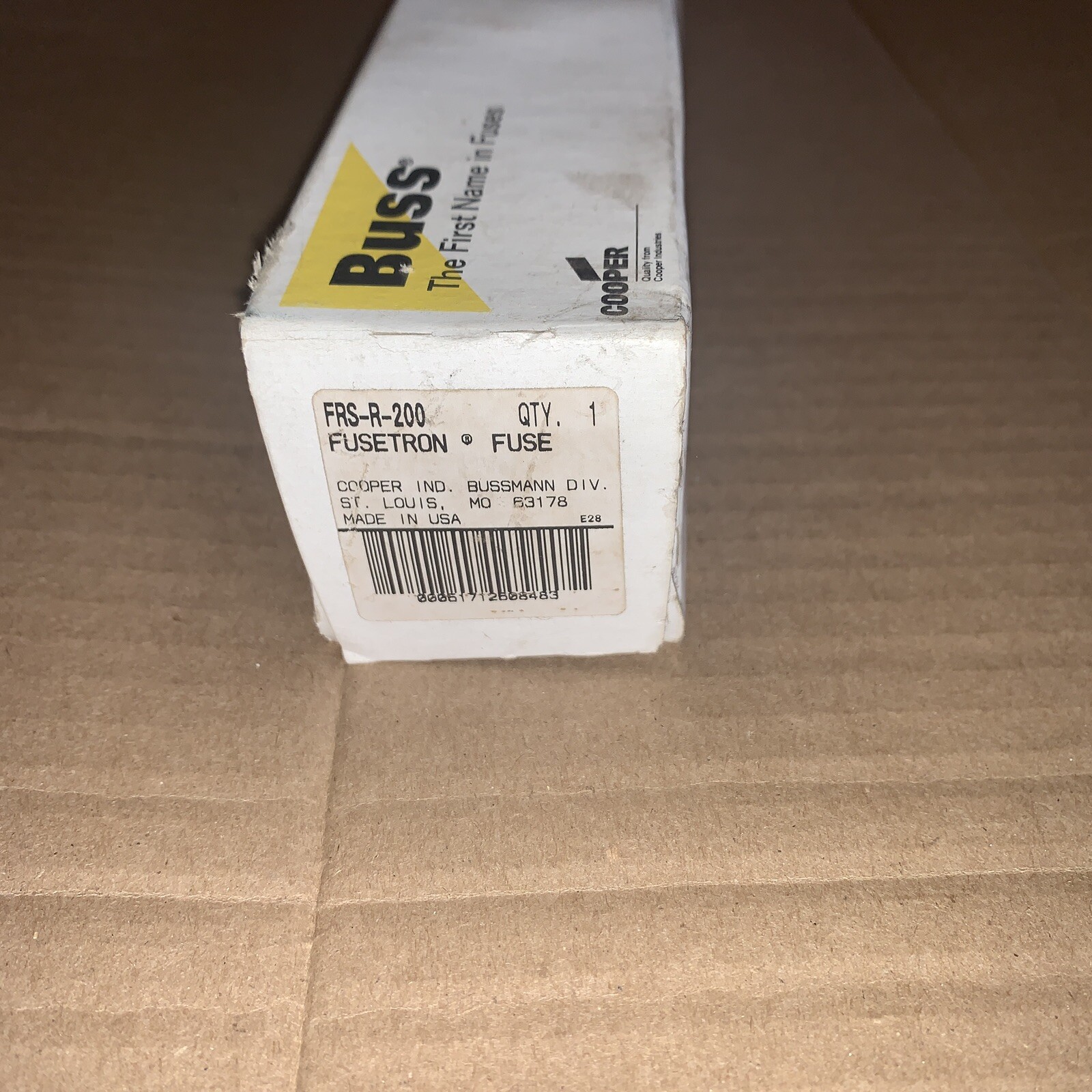 BUSSMANN FRS-R-200 FUSE 200A 600V TIME DELAY Current Limiting Class RK5 ...