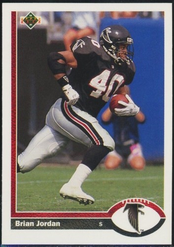 1991 Upper Deck Brian Jordan Atlanta Falcons #596 | eBay