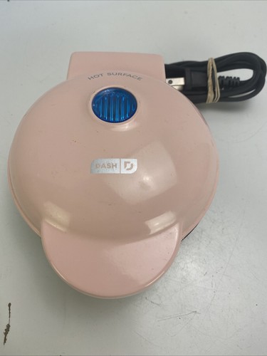 NIB DASH Mini Maker for Individual Waffles 4” Cooking Surface Pink ...
