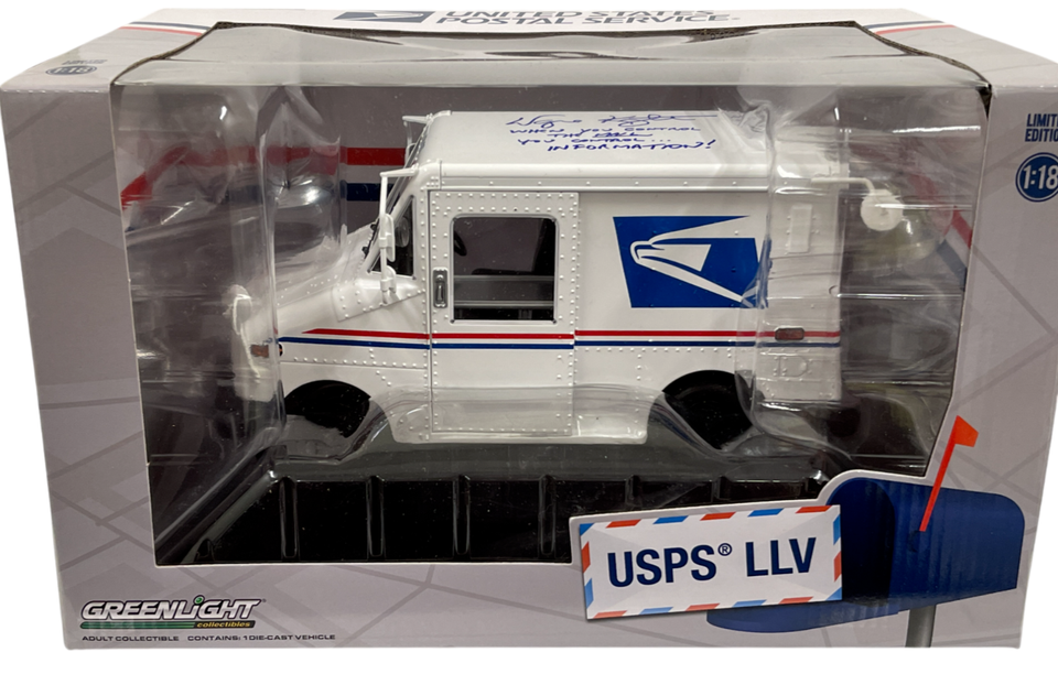 Wayne Knight Signed USPS Post Office Diecast 1:18 Inscription Autograph ...