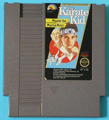 Karate Kid (Nintendo NES, 1987) AUTHENTIC! WORKS GREAT! 23582051512| eBay