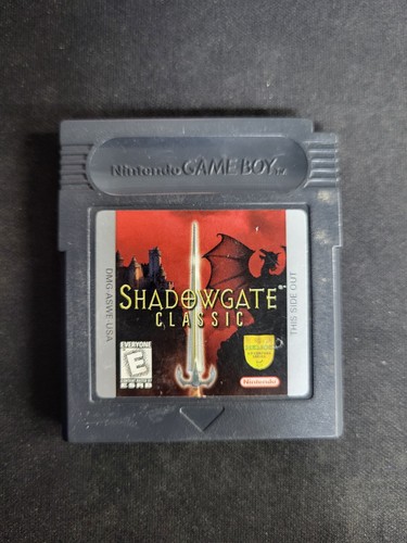 ORIGINAL Shadowgate Classic (Nintendo Game Boy) Cartridge GAME ONLY ...