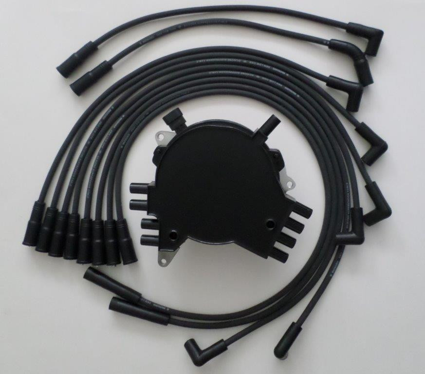 CHEVY CORVETTE 92-94 LT1 5.7L 350 OPTISPARK Distributor & BLACK Spark ...