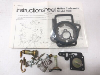 Kaiser Jeep M715 M725 M726 Military Truck Holley 1920 Carburetor Kit U ...