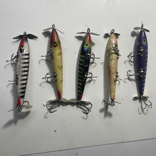Five Vintage Devil Horse Fishing Lures | eBay