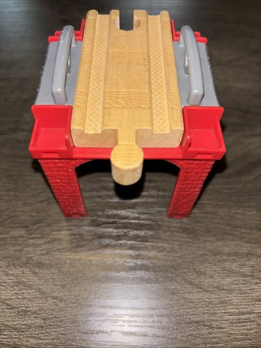 Square Stackable Red Brick Riser Train Track Support Thomas Brio Wooden ...