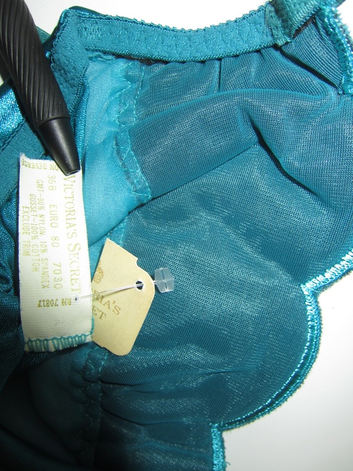 VINTAGE VICTORIA SECRET SATIN BODYSUIT TEDDY SHAPER BUSTIER BRA CORSET ...