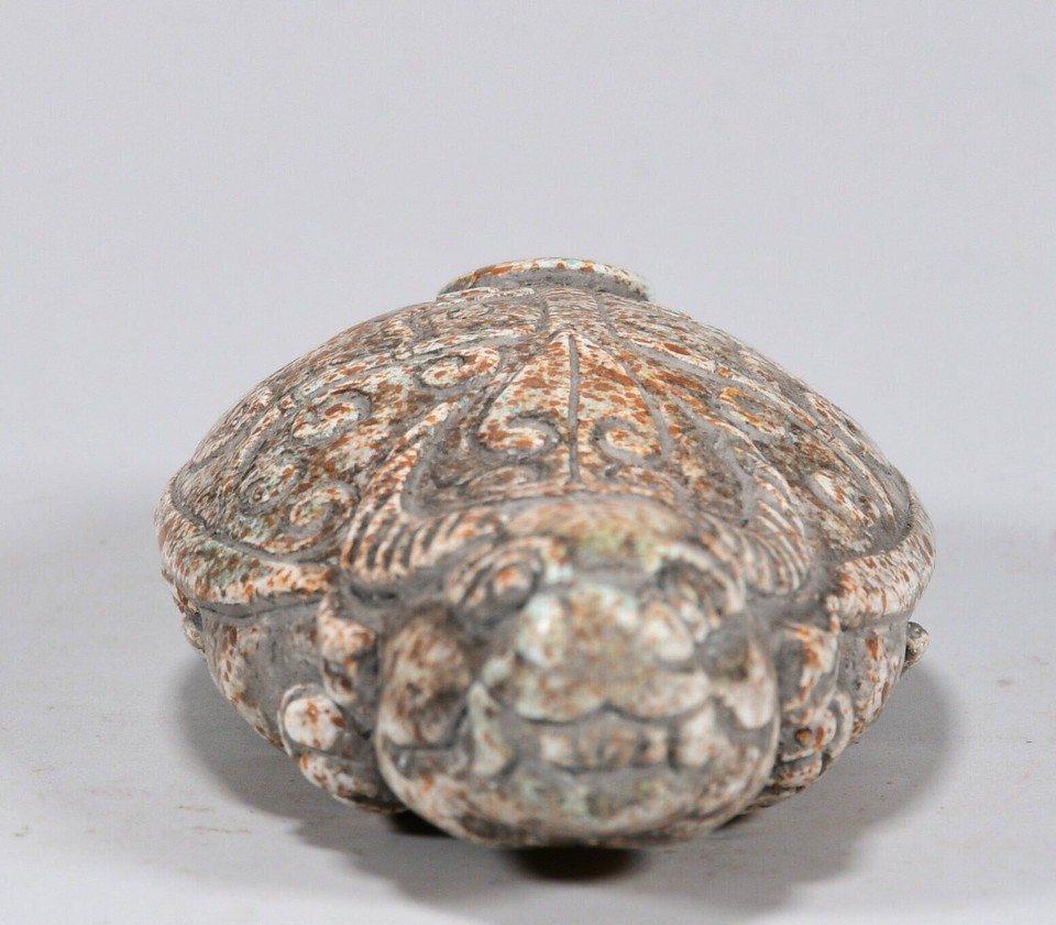 7CM China Hongshan culture lapis lazuli Feng Shui Dragon Turtle Animal ...
