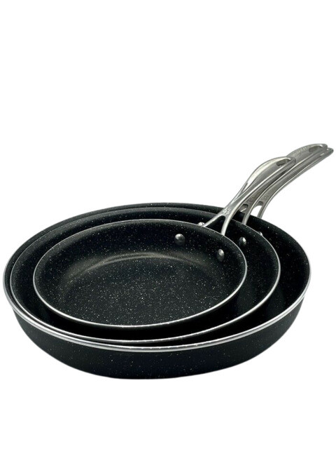 Henckels Capri Notte Granitium 3-Piece Fry Pan Set for sale online | eBay