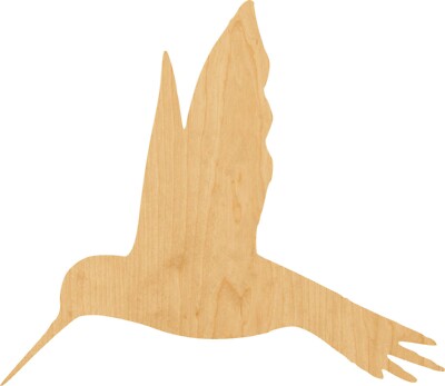 Hummingbird 3 Laser Cut Out Wood Shape Craft Supply - Woodcraft Cutout ...