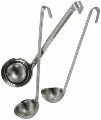 One-Piece Stainless Steel Ladle / Dipper (select size below) | eBay