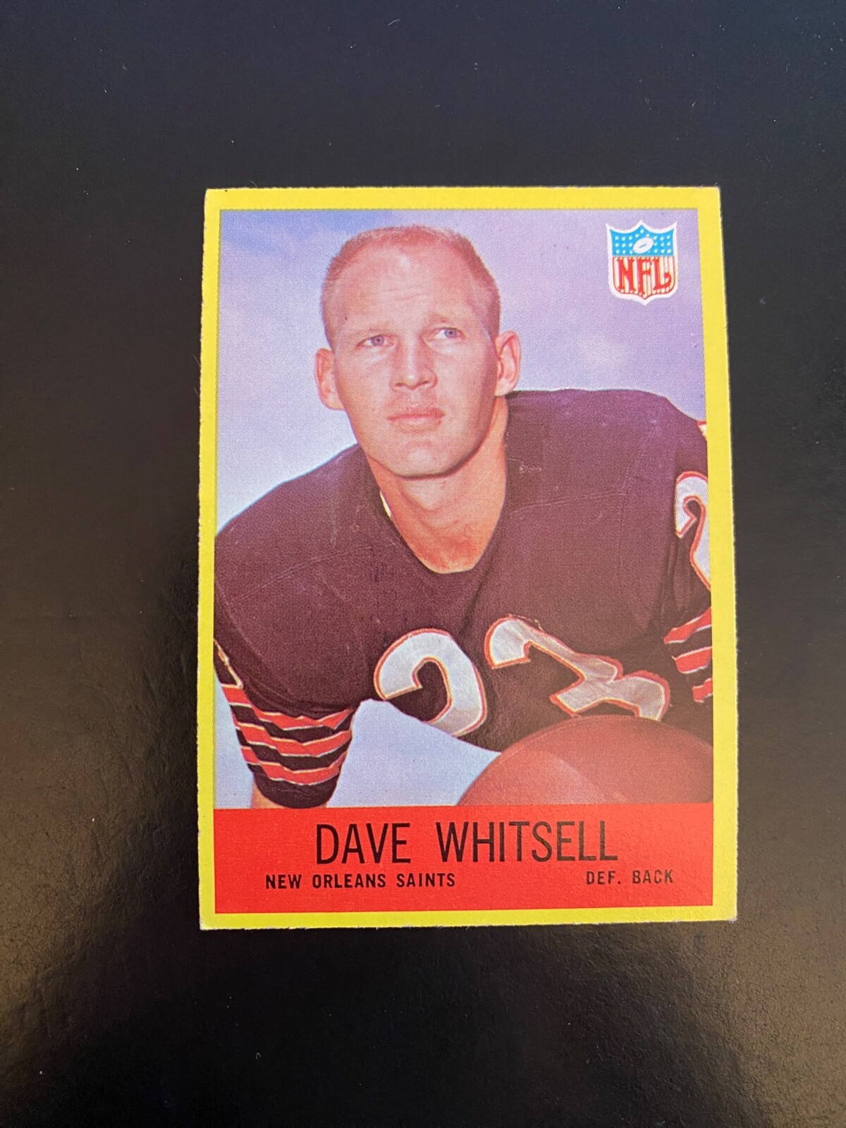1967 PHILADELPHIA FOOTBALL #130 DAVE WHITSELL!! $1 SHIPPING!! | eBay