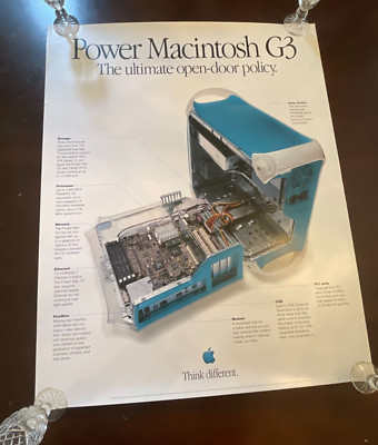 APPLE MACINTOSH COMPUTERS VINTAGE ORIGINAL G3 COMPUTER POSTER SUPERB | eBay