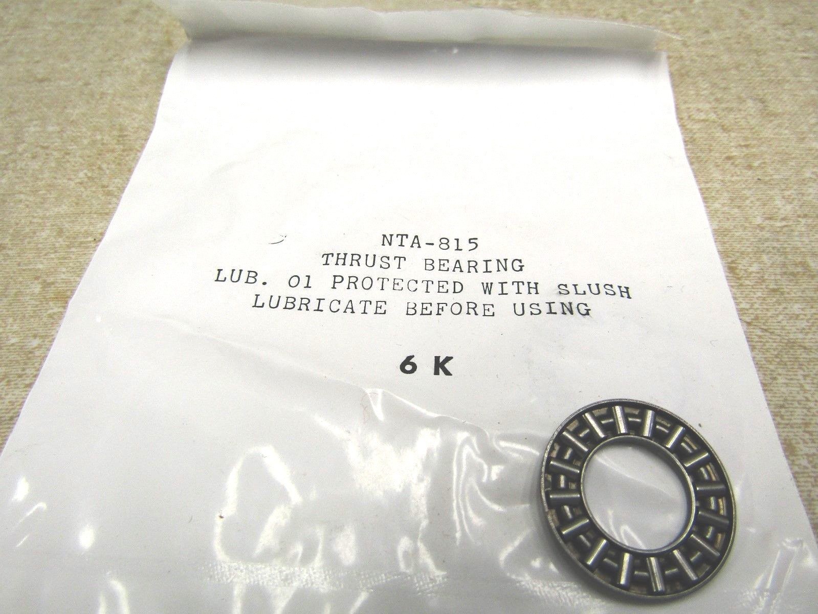 Torrington NTA-815 Thrust Needle Bearing Roller Cage 1/2" X 15/16" X 5/ ...