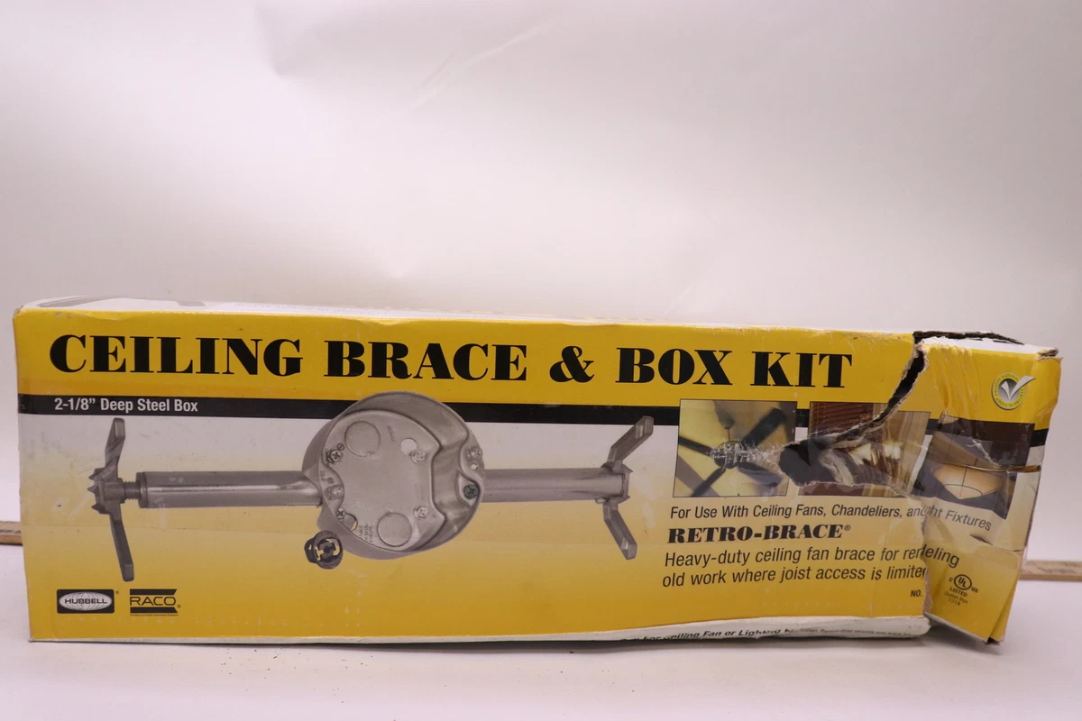 Old Work Ceiling Fan Box With Brace | Shelly Lighting
