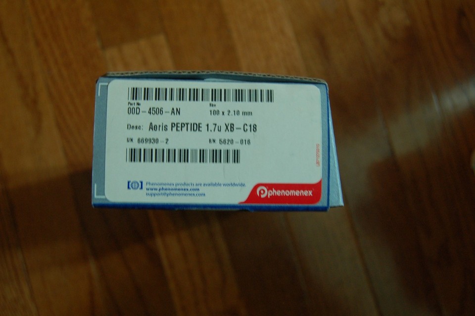 New column Phenomenex Aeris Peptide XB-C18 100x2.1 mm HPLC 00D-4506-AN ...