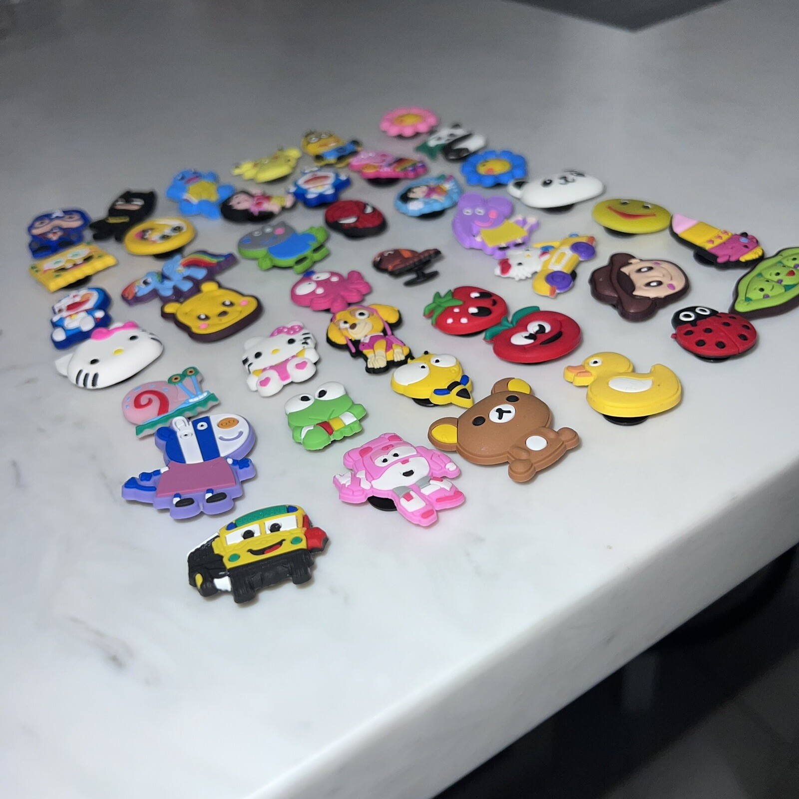 Lot Of 42 Crocs Shoe Charms Assorted Famous Characters, Pokémon ...