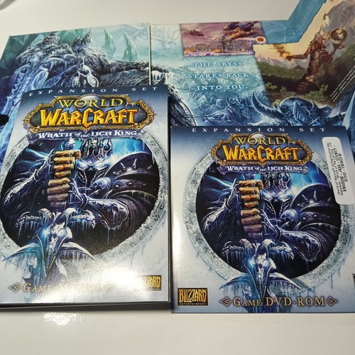 WORLD OF WARCRAFT WRATH OF THE LICH KING PC CD-ROM 2008 EXPANSION SET ...