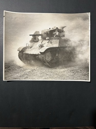 WWII Photo - M3 Stuart Light Tank - 8x10 US Army Armor Tank Battle WWII ...