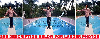 MICHAEL JACKSON AGE11 ON DIVING BOARD 3xRARE8x10 PHOTOS | eBay