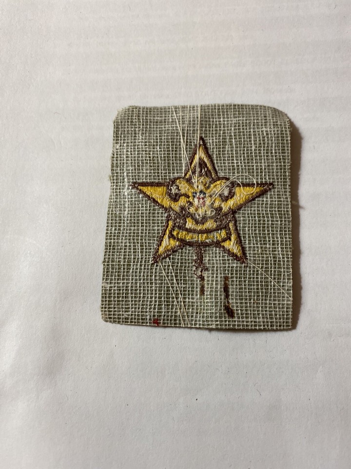 MINT Cut Edge Square Older BOY SCOUT Star Rank Patch | eBay