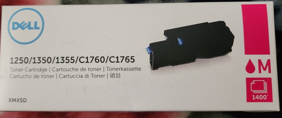 Dell XMX5D Magenta Toner Cartridge for 1250/1350/1355/C1760/C1765 ...